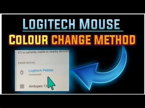 How To Change The Colour Of The Logitech Mouse On Android YouTube