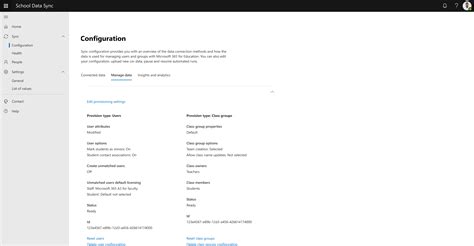使用 Microsoft 365 管理数据 School Data Sync Microsoft Learn