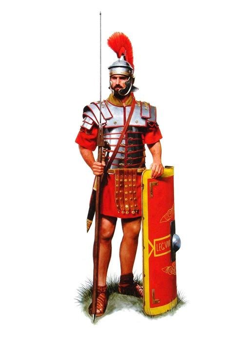 Легионер Legio II Augusta, конец I - начало II веков н.э. | Römisches ...