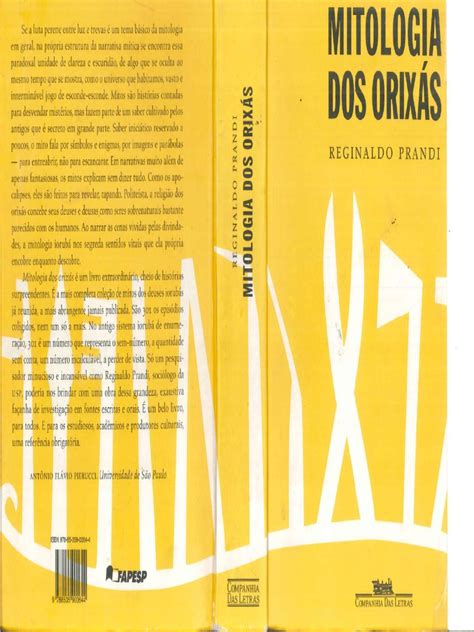 Prandi Reginaldo A Mitologia Dos Orixas Compactado Pdf