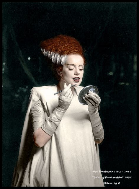Frankenstein And His Bride In Color