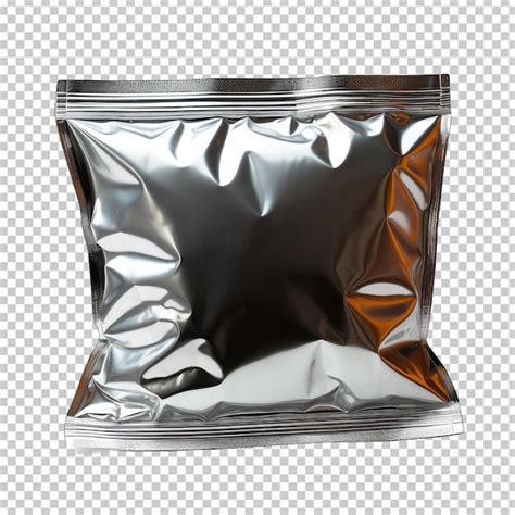 Premium Psd Silver Metallic Packaging Isolated Over In Png