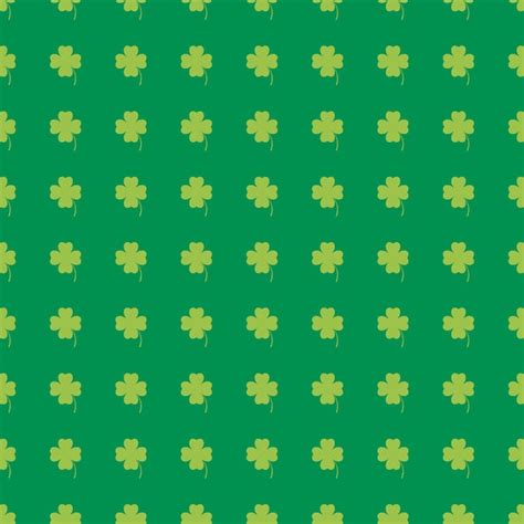 Premium Vector Green Clover Seamless Pattern