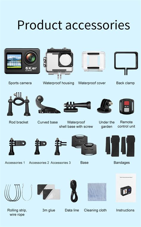 Alston E Cam A12 Pro Action Camera 6k 30fps Ultra Hd With Eis Anti