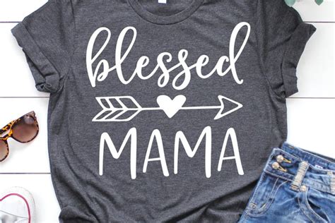 Blessed Mama Svg Dxf Png Eps