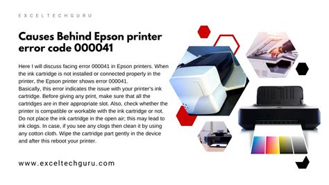 Ppt Epson Printer Error 000041 Powerpoint Presentation Free Download Id 12322600