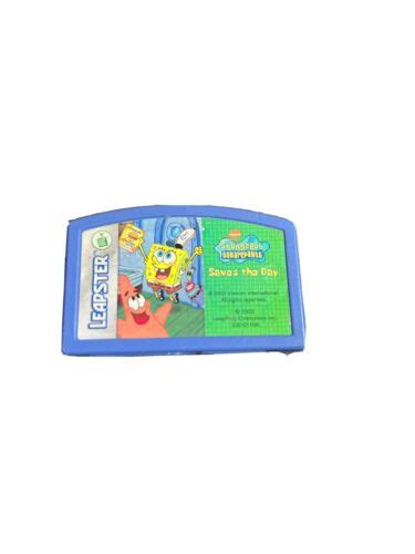 Leap Frog Leapster Spongebob Squarepants Saves The Day Game Cartridge