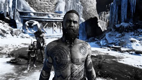 Wallpaper God Of War 2018 Kratos Atreus Balder Santa Monica