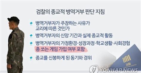 종교적 신념 병역 거부 잇단 무죄살상게임 접속 확인 안 돼