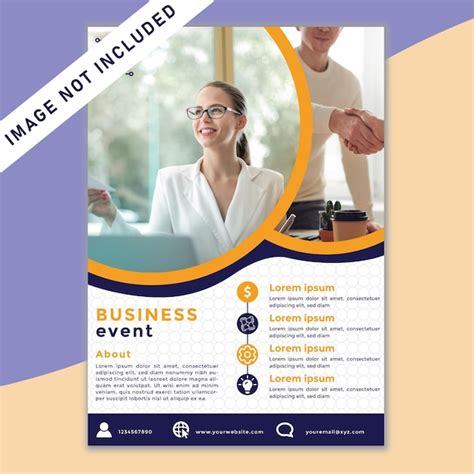 Kostenlose Vorlage für geschäftliche Flyer Premium Vektor