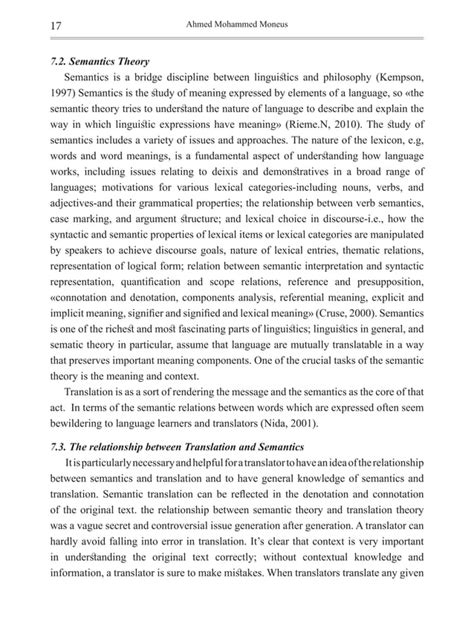 Translation And Semanticspdf