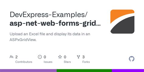 Github Devexpress Examples Asp Net Web Forms Grid Upload And Display Excel File Upload An