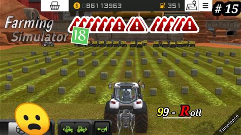 Making Multiple Roller Bales In Fs18 Fs18 Multiplayer Timelapse