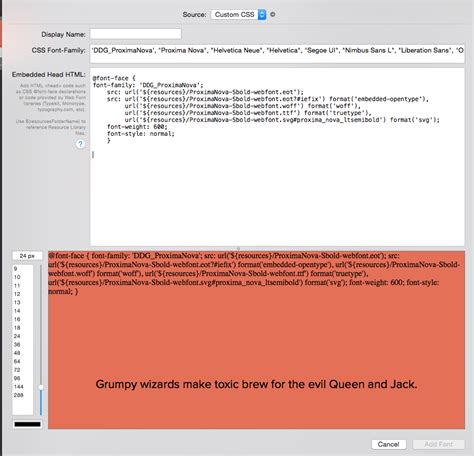 Importing Fonts From Typekit Typography Tumult Forums