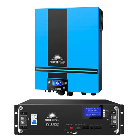 Sungold Power 6000w Off Grid Solar Kit Lifepo4 Battery 59 Off
