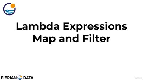 20 Lambda Expressions Map And Filter Functions Free Download