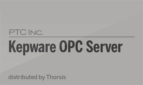 Kepware Opc Server Thorsis Technologies