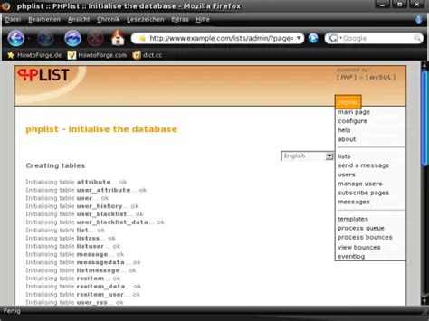 Setting Up Phplist Open Source Newsletter Manager Page 2 Page 2