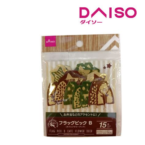 Jual Daiso Flag Pick B Cafe Flower Deer Jakarta Pusat Daiso Japan