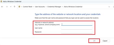 how to fix enter network credentials in windows 11