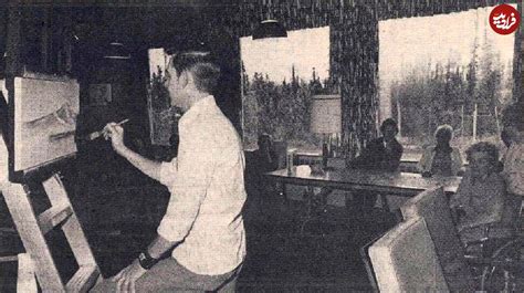 عکس باب راس، نقاش معروف تلویزیونی در میانسالی