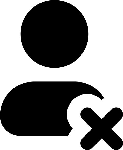Delete Contact Black Glyph Ui Icon Remove Account Address Book Wipe