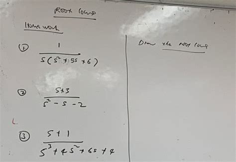 Solved Find Root Locus Each Question By Following All Rules