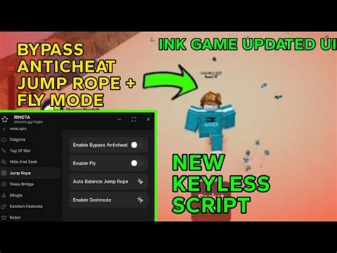 INK GAMES NEW SCRIPT UI BYPASS NEW ANTICHEAT JUMP ROPE FLY MODE OP YouTube