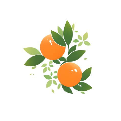 橙子2d图形插画