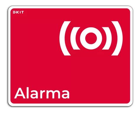 Señalamiento Alarma Contra Incendios Letrero Señal 20x30 Mercadolibre