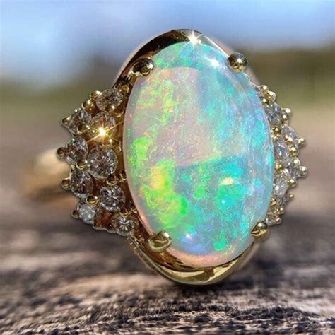 Kdsjsxw Wedding Rings For Women Golden Oval Diamond Color Ring Light