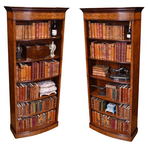 Pair Of Fine Antique Regency Hardwood Brass Gallery And Marble Dwarf