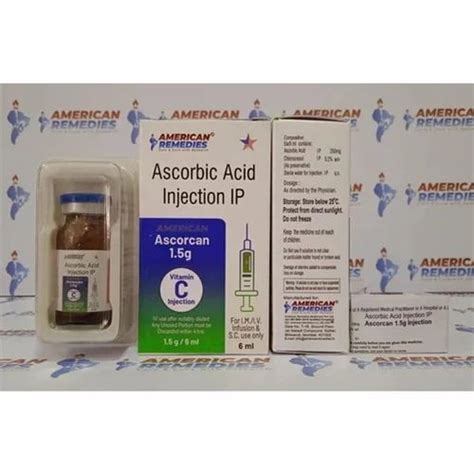 Ascorbic Acid Injection Ip At ₹ 179piece Vitamin C Injection In