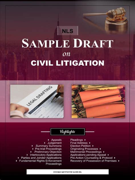 Drafts On Civil Litigation And Task Pdf Lawsuit Ex Parte