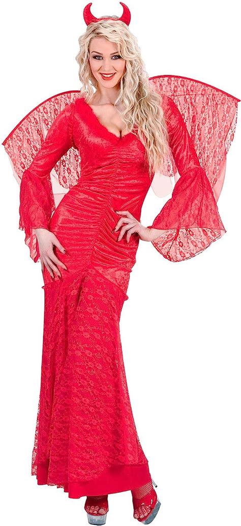 Velvet And Lace Devilin Costume Medium For Halloween Lucifer Satan Fancy