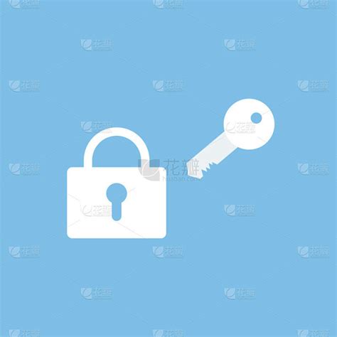 锁和钥匙的图标