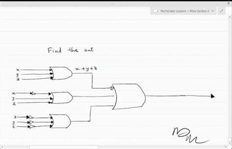 Solved In Exercises Find The Output Of The Given Circuit Numerade