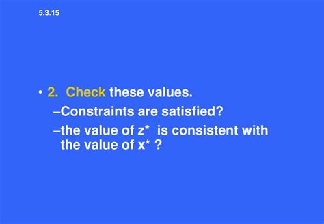 Ppt 53 Optimality Test Powerpoint Presentation Free Download Id