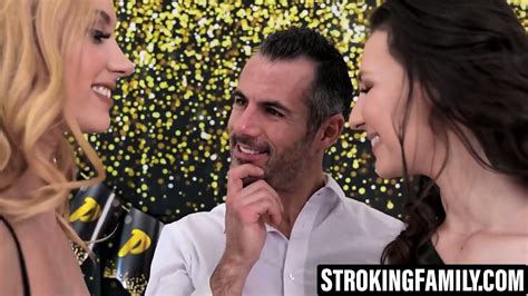 New Yearâ S Threesome Ends In Squirty Cum Fest Eporner