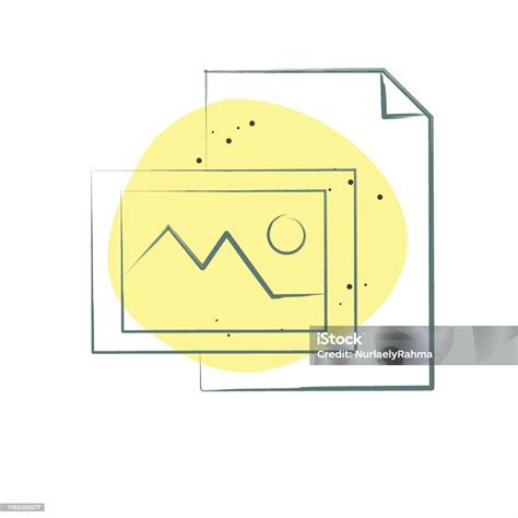 아이콘 크리에이티브 브리프 예술 및 미디어 기호와 관련이 있습니다 색상 별점 스타일 심플한 디자인 편집 가능 계약서에 대한 스톡 벡터 아트 및 기타 이미지 Istock