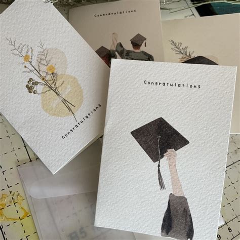 Congratulations Card การ์ดอวยพร ปัจฉิม รับปริญญา พร้อมซองกระดาษไข