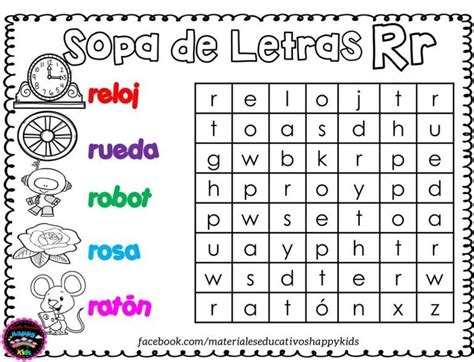 Sopas De Letras Para Trabajar El Abecedario Imagenes Educativas