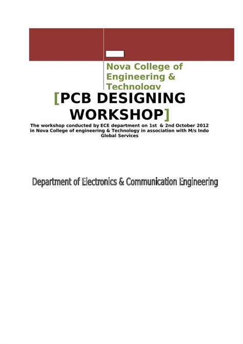 Pdf Pcb Design Report Dokumen Tips
