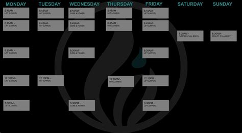 Schedule — Ignite