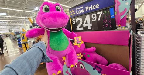 Barney Toys Available Now At Walmart Huge Plush Just 2497 Hip2save