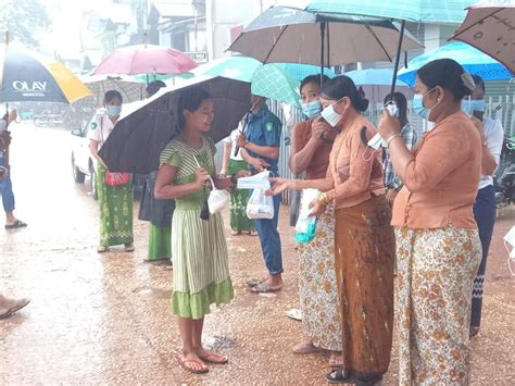 သာပေါင်းမြို့နယ် ကိုဗစ် ၁၉ ရောဂါ ကာကွယ်ခြင်းဆိုင်ရာ ကျန်းမာရေးအသိပညာပေး လူထုလှုပ်ရှားမှု Mask