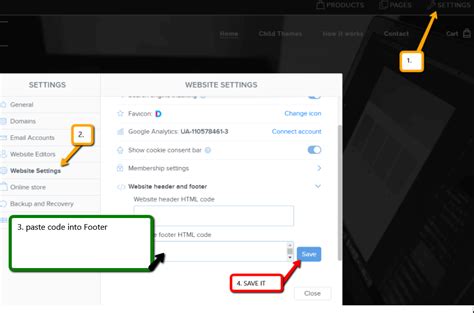 how to add hyperlinks into footer in webnode william promotions