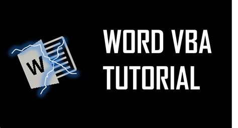 Vba Word Word Excel