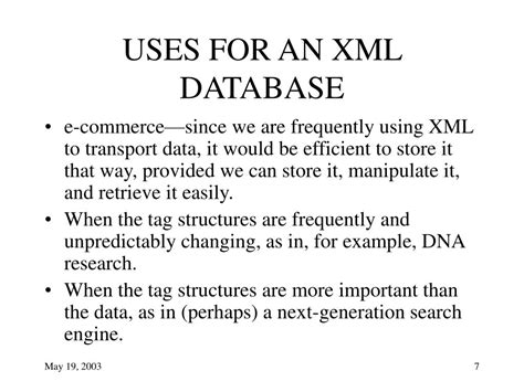 Ppt Analysis And Evaluation Of A Native Xml Database Powerpoint Presentation Id4633650