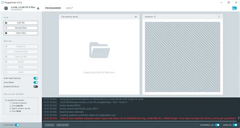 Failed To Load Readback Protection Status Async Task Failure Nordic Q A Nordic DevZone